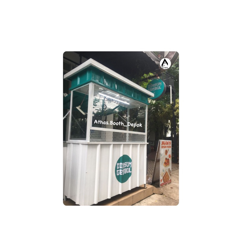 Jual BOOTH CONTAINER SPANDEK MIX KACA | JENDELA KACA | KOKOH & ANTI ...