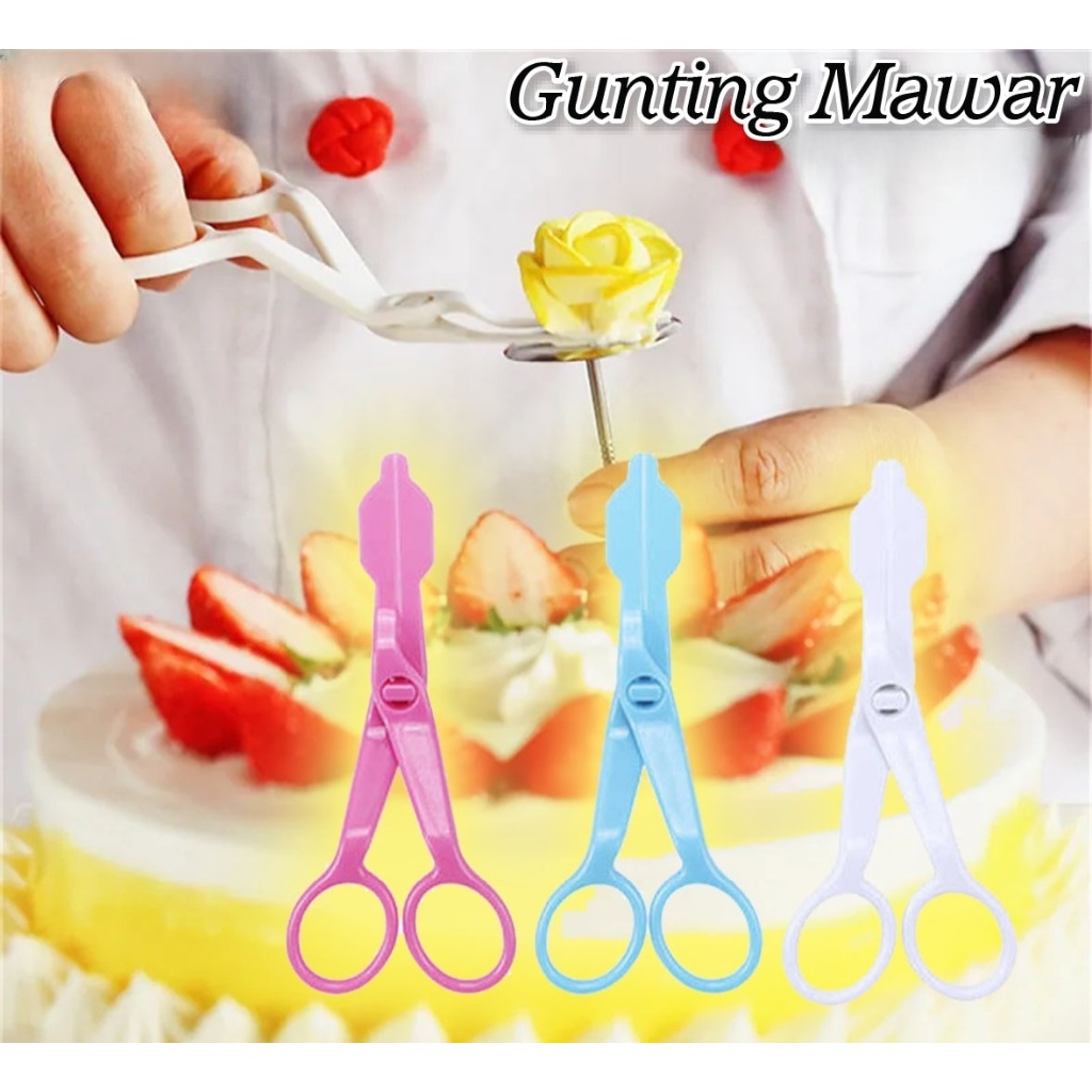 Jual Gunting Mawar Alat Fondant Mawar Maupun Bunga Lainnya | (Harga ...
