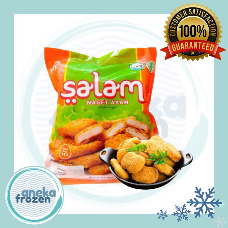 Jual salam nuget nugget ayam 500gram aneka frozen malang | Shopee Indonesia