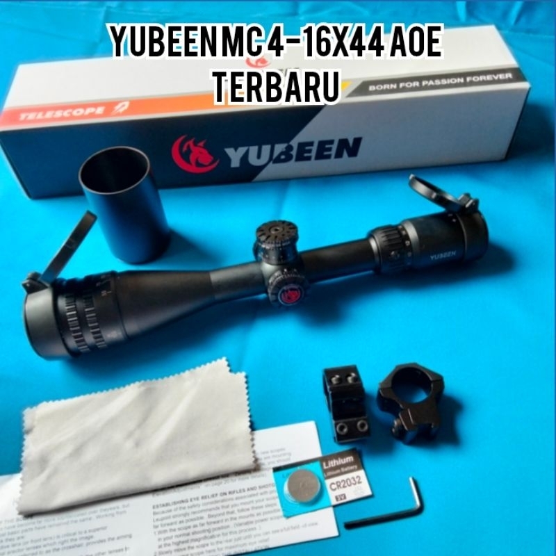 Jual telescope yubeen MC 4-16x44 AOE NEW | Shopee Indonesia