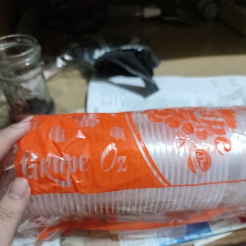 Jual Gelas Plastik Grape Anggur 16Oz isi 50pcs | Shopee Indonesia
