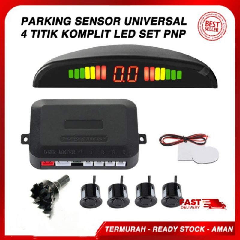 Jual PARKING MOBIL SENSOR 4TITIK LENGKAP INDIKATOR | Shopee Indonesia