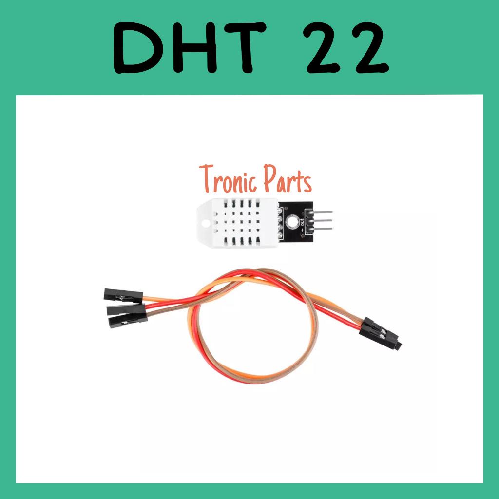 Jual DHT 22 AM2302 HUMIDITY & TEMPERATURE SENSOR SUHU DHT22 | Shopee ...