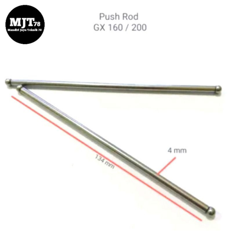 Jual Push rod mesin gx160 harga 1set isi 2buah | Shopee Indonesia