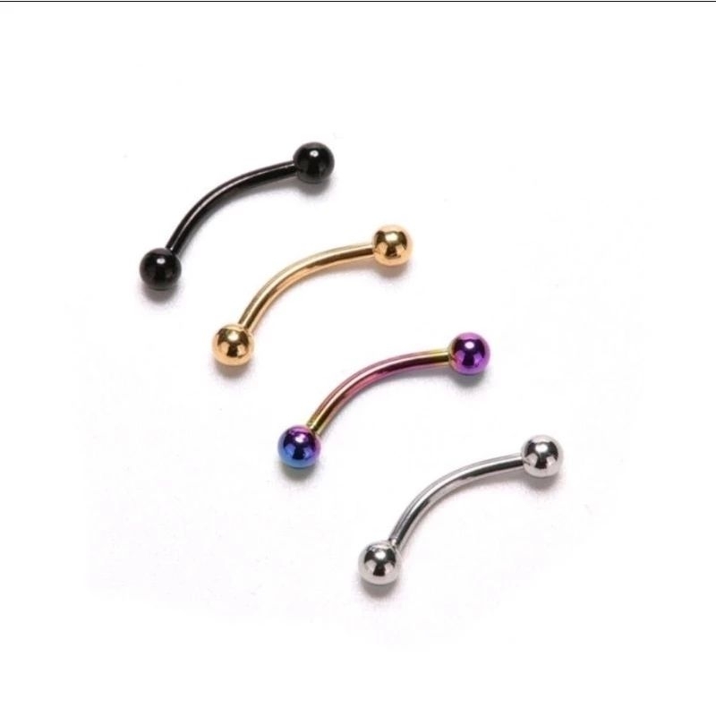 Jual 1 Pcs Anting Tindik Titanium Kualitas Tinggi 100% //Barbel Lidah//Tindik Pusar//Anti Karat ...