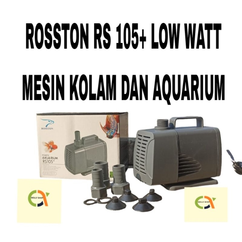 Jual POMPA Pump Kolam dan Aqurium Pompa Air Rosston RS 105+ Low Watt ...