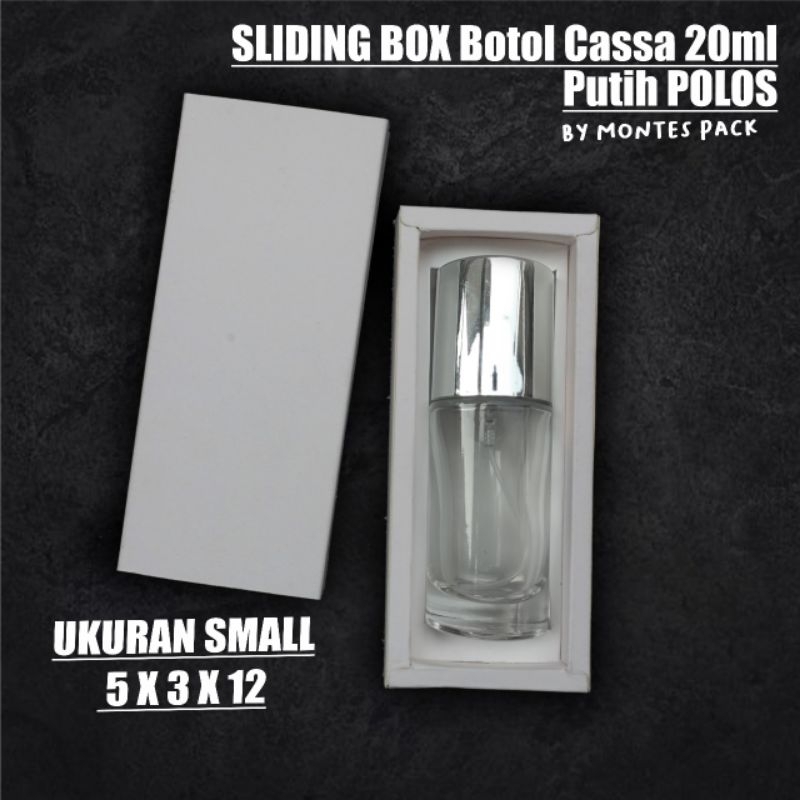 Jual MINI SLIDE BOX / Untuk botol casa 20ml / Sliding Box SMALL / Box ...