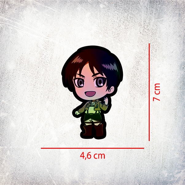 Jual STICKER HOLOGRAM ANIME CHIBI EREN YEAGER ATTACK ON TITAN (SHINGEKI ...