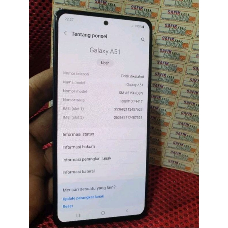 Jual Lcd samsung a51 a515f ori copotan ( ada minus ) | Shopee Indonesia