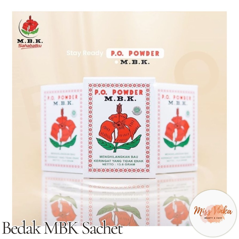 Jual ️Miss Vinka ️ Bedak Deodorant MBK Sachet Penghilang Bau Badan dan ...