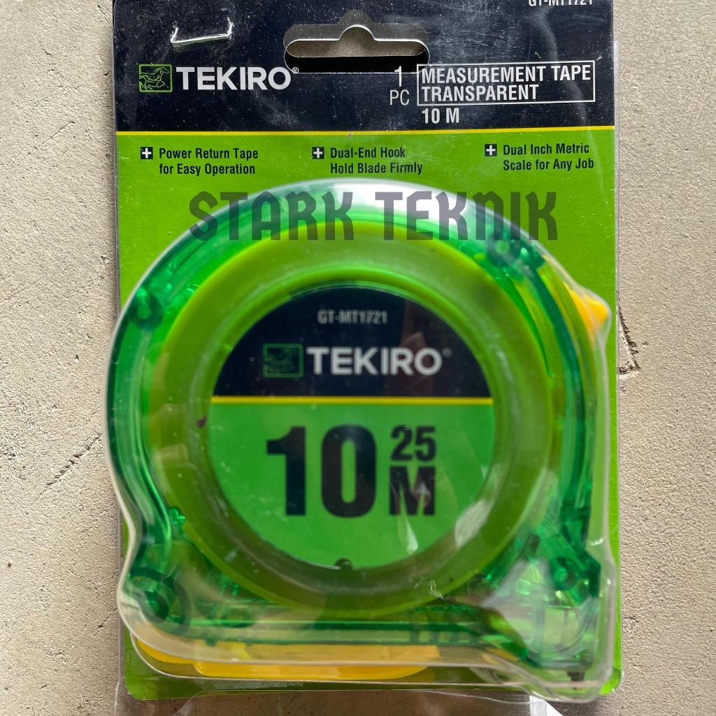Jual TEKIRO Meteran Transparan 10 Meter |Measurement Tape Tekiro ...