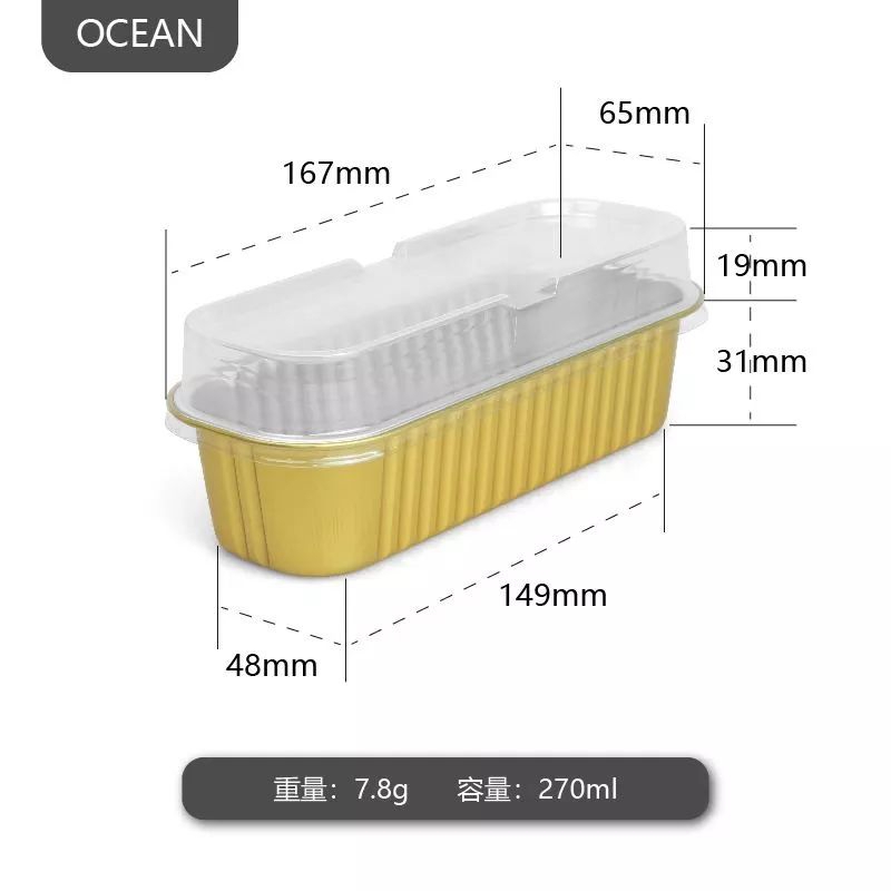 Jual 10pcs aluminium foil cup kue Korean desert box cap kotak kue ...