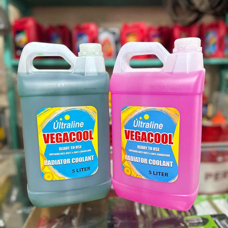 Jual Radiator Coolant Ultraline Vegacool Kemasan 5 Liter / Air radiator ...
