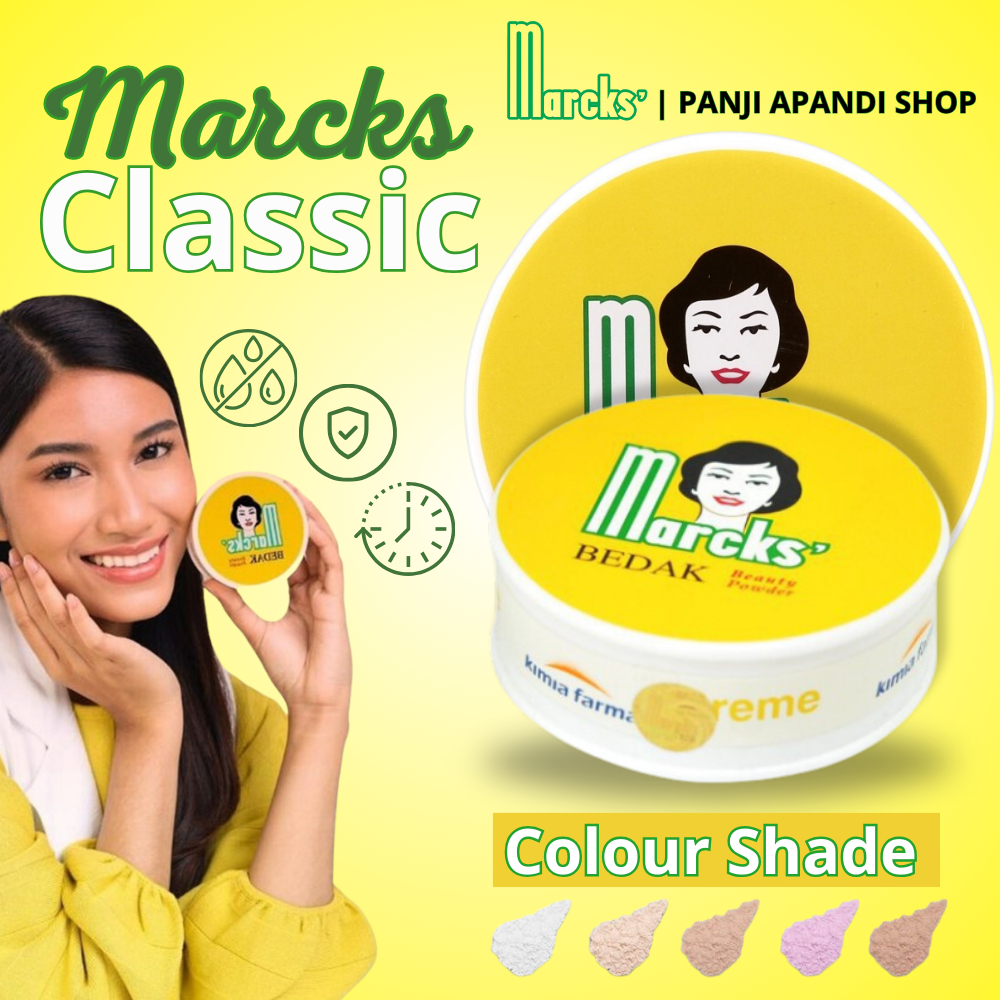 Jual Bedak Marcks Tabur 40g Bedak Classic Loose Powder Marcks Beauty ...