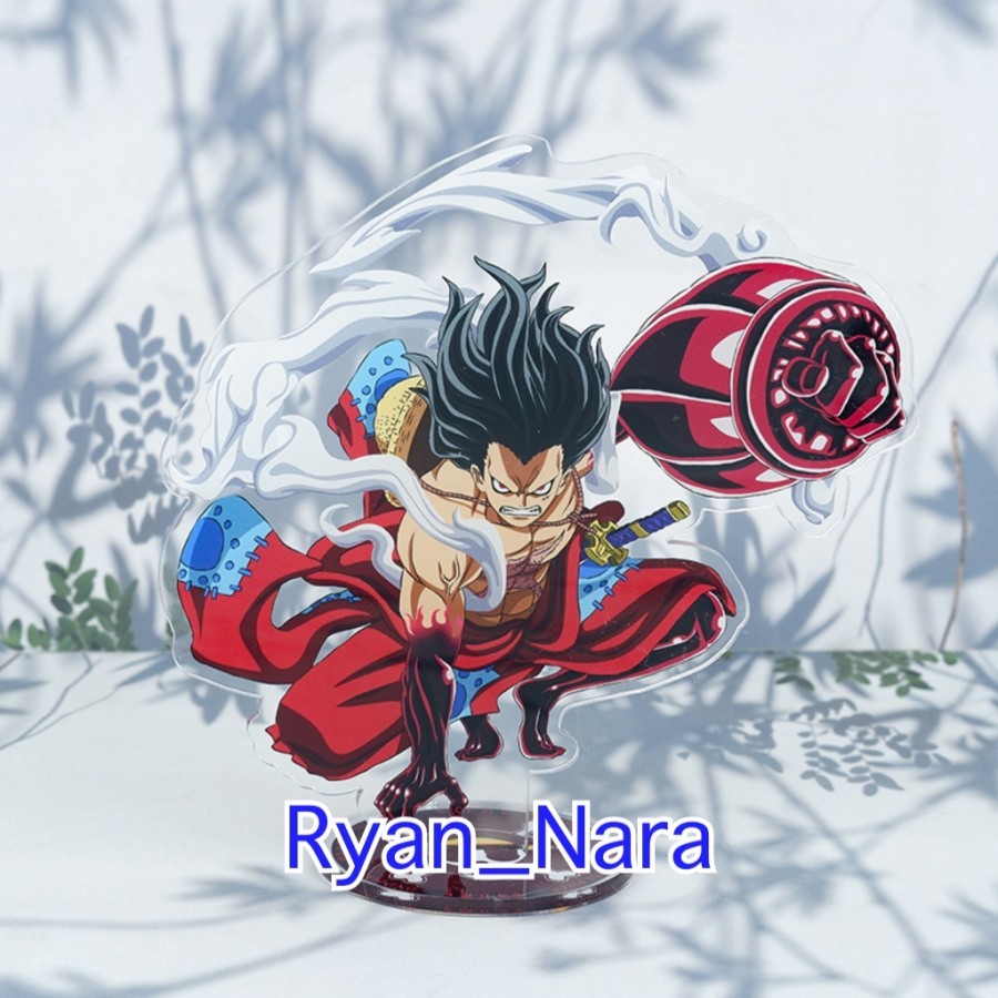 Jual Action Mini Figure Standee Akrilik Anime One Piece Luffy Zoro ...