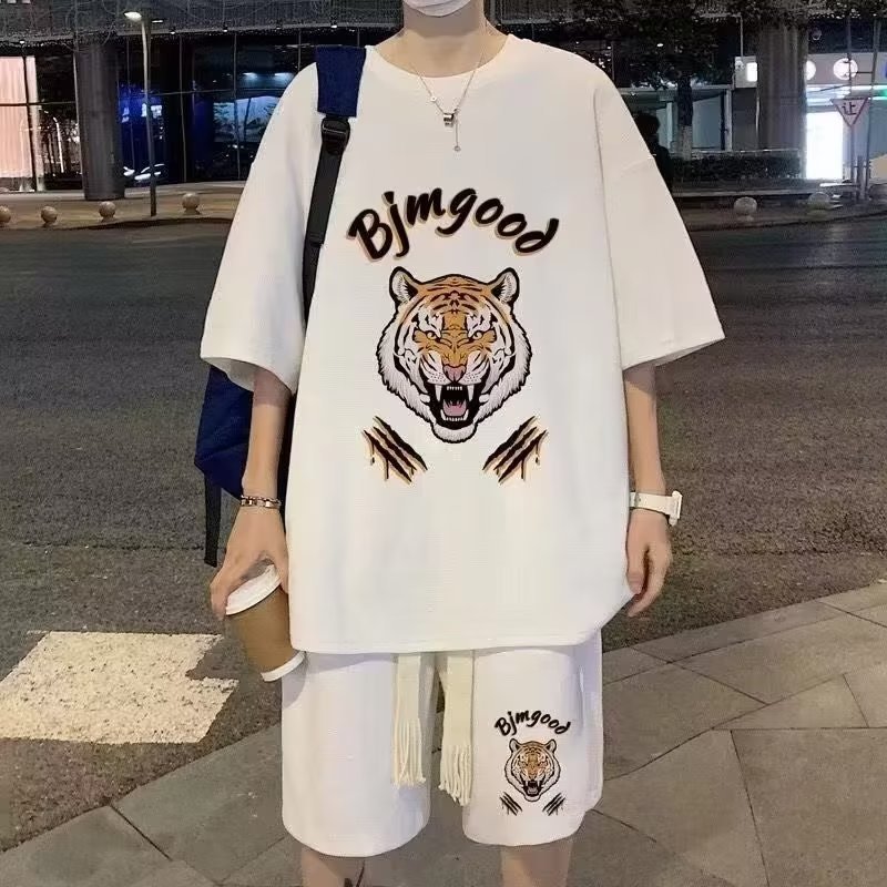 Jual Ssmy TZ115 Sablon Set Pakaian Harimau Cool Man & Women's Celana ...