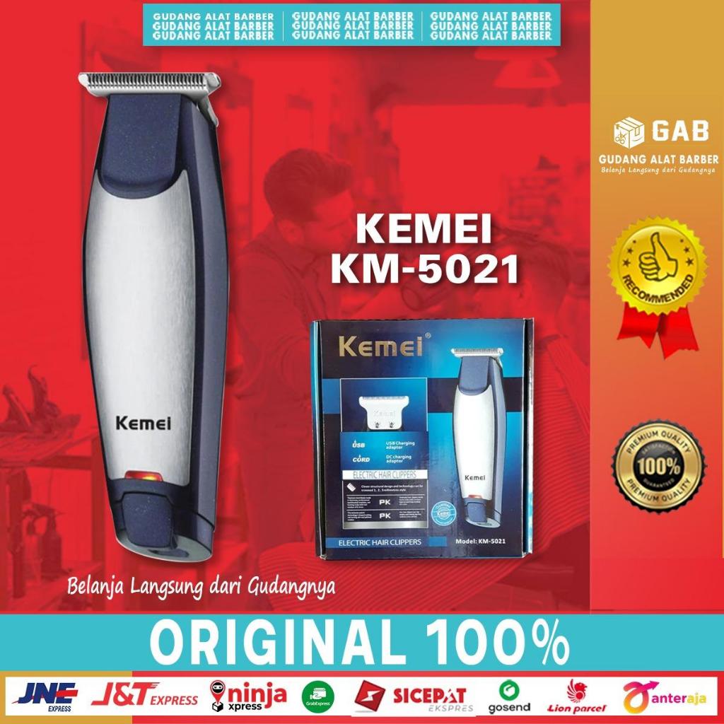 Jual Hair Trimmer Kemei KM 5021 Barbershop Alat Cukur Pangkas Rambut Elektrik Barbershop 6000 ...