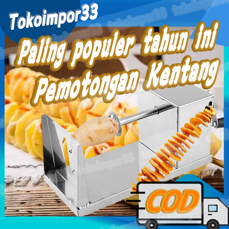 Jual Alat Pengiris Kentang, Alat Spiral Kentang, Pemotong Kentang Mesin ...