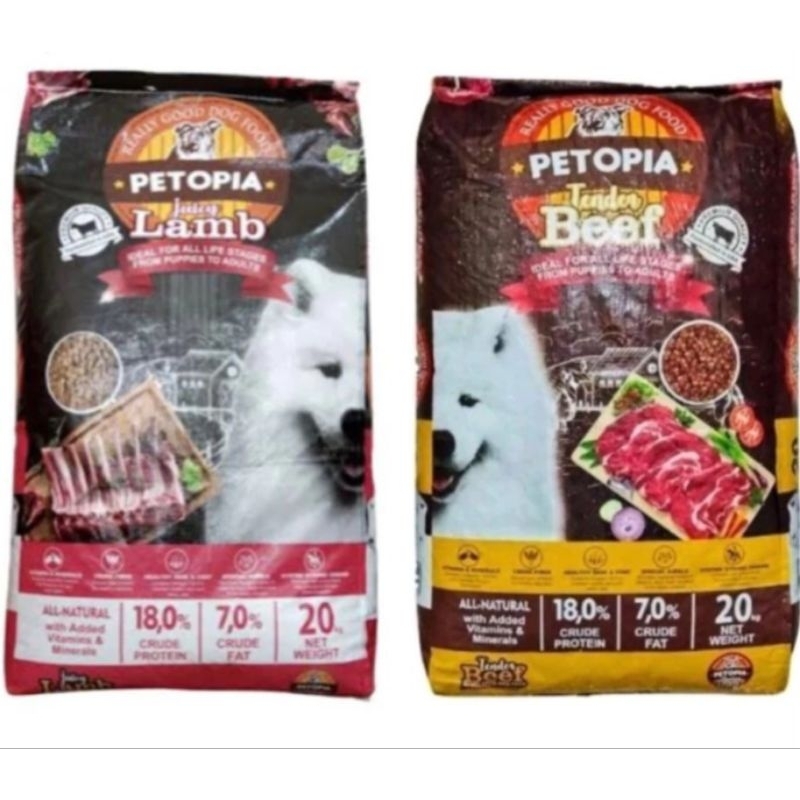 Jual PETOPIA DOG FOOD DRY 20 KG | Shopee Indonesia