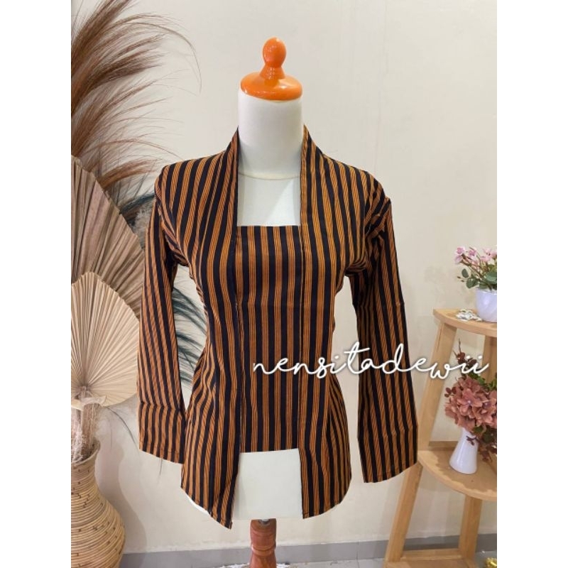 Jual Kebaya Lurik / Baju Jawa Lurik - Katun Standar | Shopee Indonesia