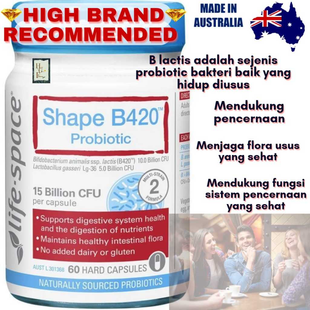 Jual life space shape b420 probiotic 60 capsules | Shopee Indonesia