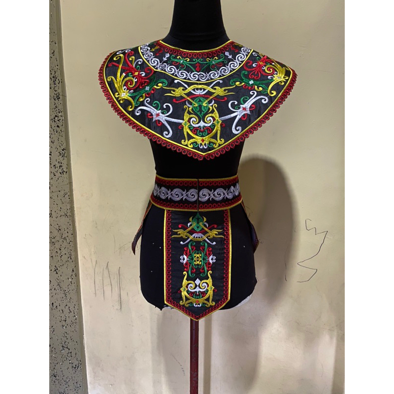 Jual bordir dada sabuk dayak/ aksesoris tari dayak | Shopee Indonesia