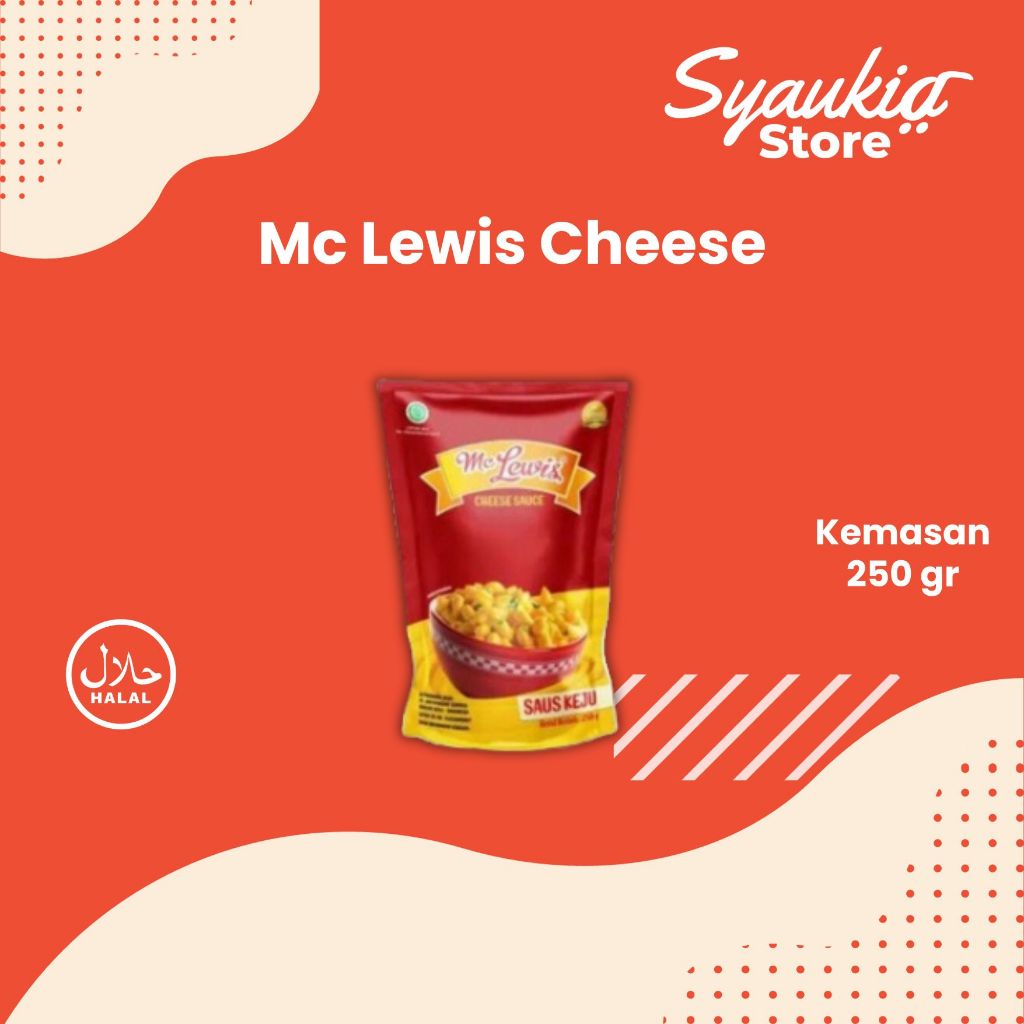 Jual Mc Lewis Cheese Sauce Saus Keju Mclewis 250g | Shopee Indonesia