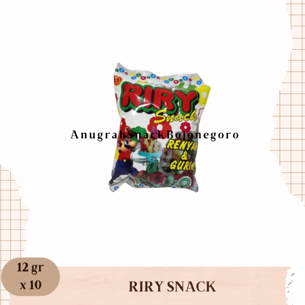 Jual Riry Snack Cincin Renceng 12gr x 10 | Shopee Indonesia