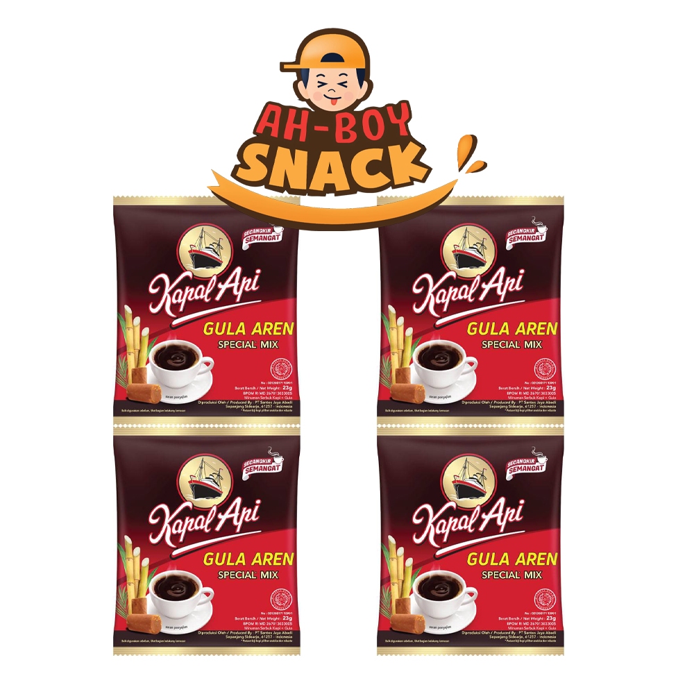 Jual KAPAL API GULA AREN RENCENG (10 SACHET X 23 GRAM) | Shopee Indonesia