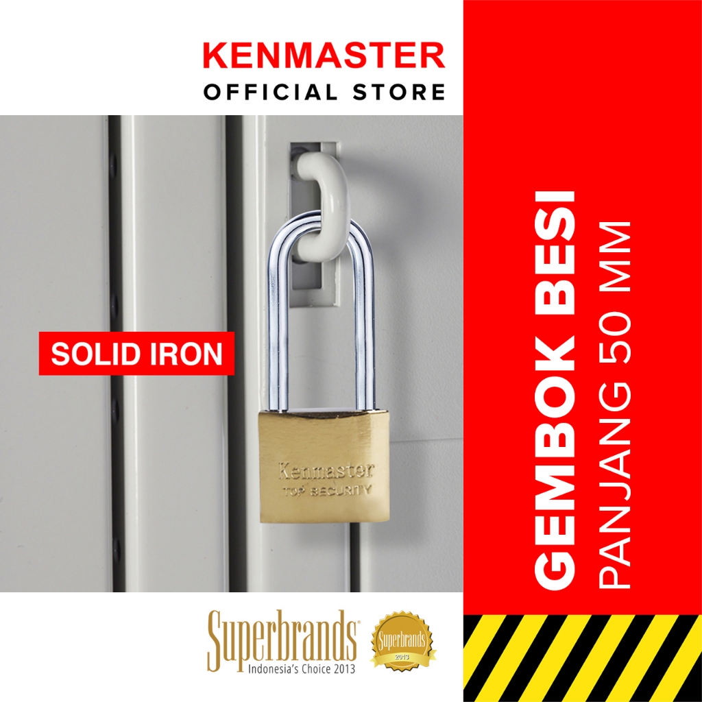 Jual Kenmaster Gembok Panjang KM 115 - 50 MM (IRON) -GMBL030 | Shopee ...