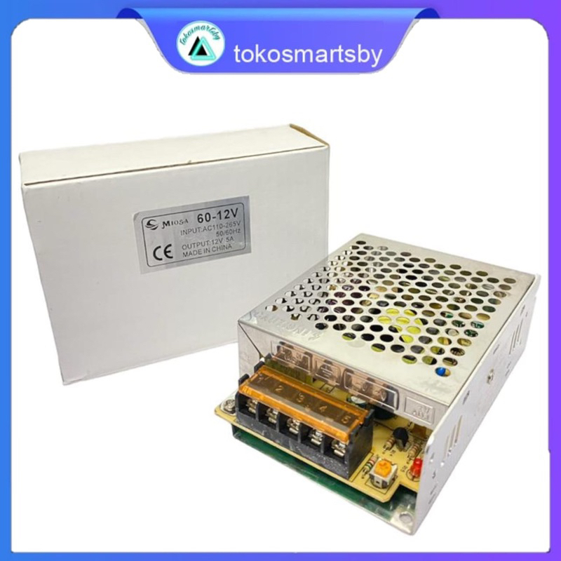 Jual Power Supply Adaptor Trafo 3a untuk lampu LED strip 5 meter ...