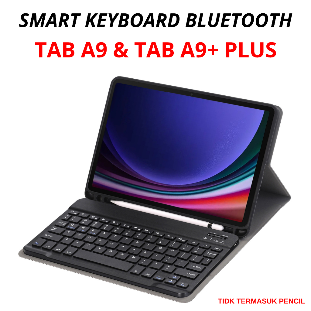 Jual Case Samsung Galaxy TAB A11 / A9 / TAB A9+ PLUS Keyboard Cover ...