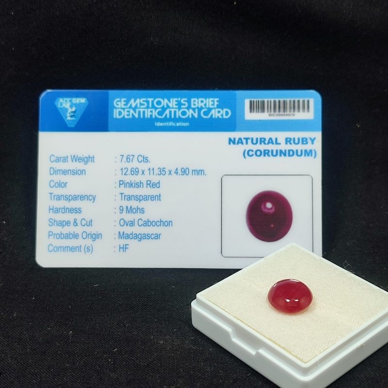Jual BATU RUBY OPAL CORONDUM ASLI BERSERTIFIKAT MEMO LAB | Shopee Indonesia