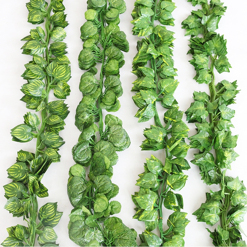 Jual 2.2M/Daun Rambat Sulur Artifisial/F32/Semangka daun/ Juntai ...