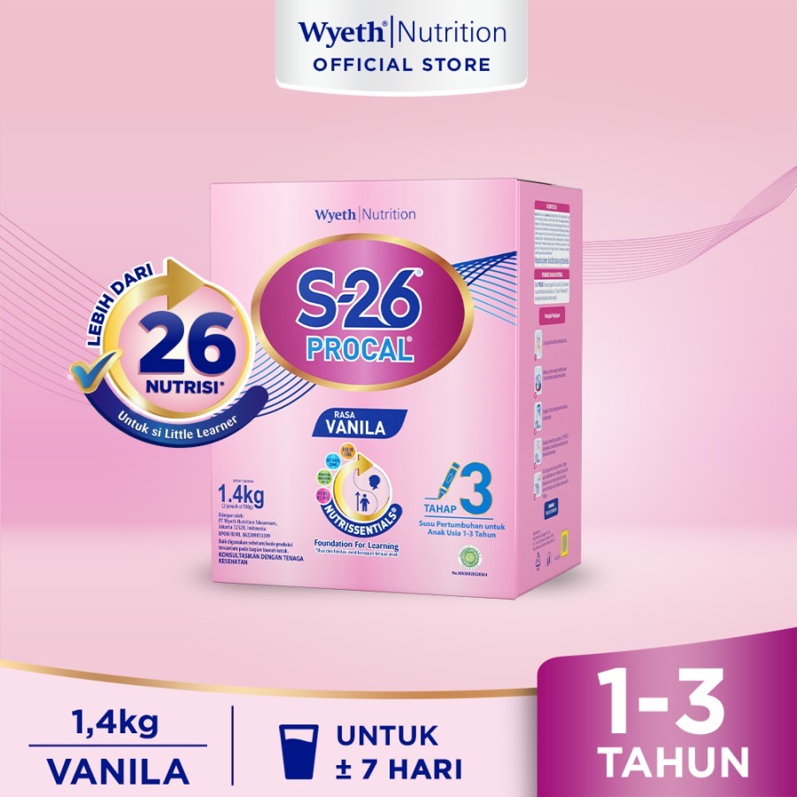 Jual S26 KEMASAN KOTAK PINK TAHAP 1,2,3 & 4 | SUSU BAYI 0-6 BULAN ...