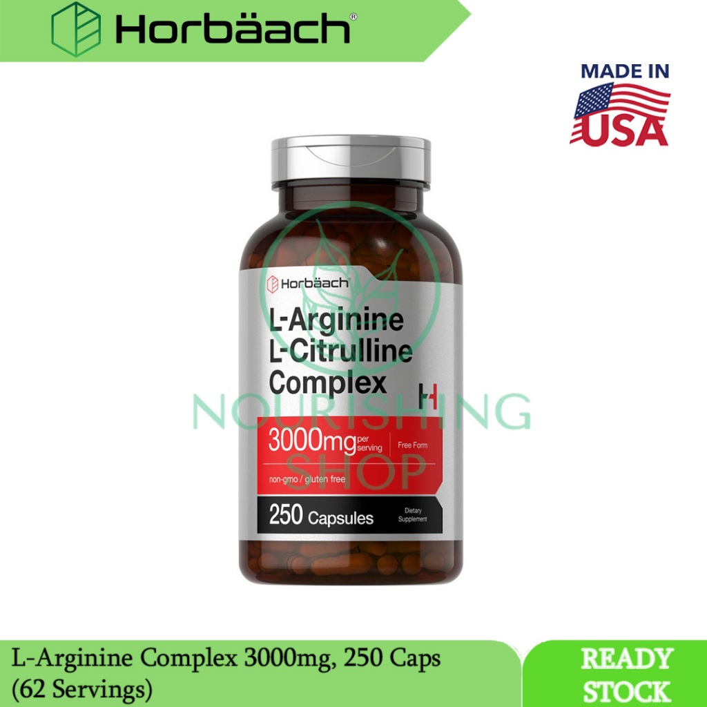 Jual Horbaach L Arginine Citrulline Complex 3000mg isi 250 quick ...