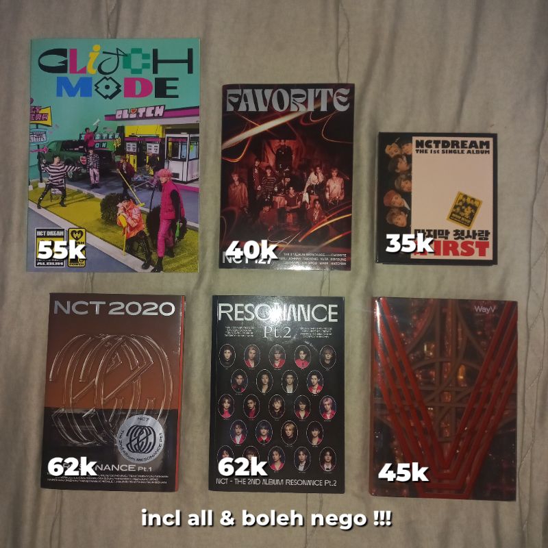 Jual ALBUM ONLY OFFICIAL NCT RESONANCE GLITCH MODE MFAL NCT 2020 KICK ...