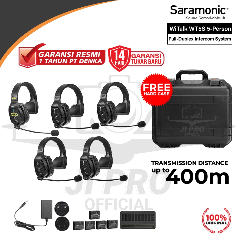 Jual Saramonic WiTalk WT5S 5-Person Full-Duplex Intercom System WT 5S ...