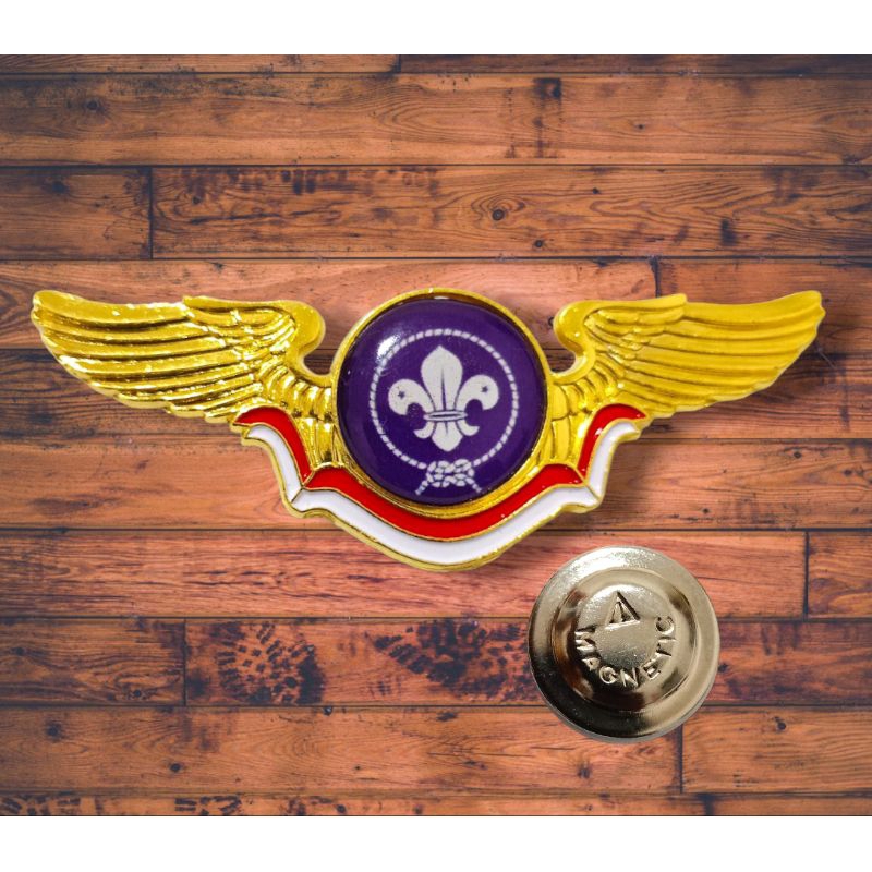 Jual pin wosm pramuka pin scout pramuka magnet - pin wing logo scout ...
