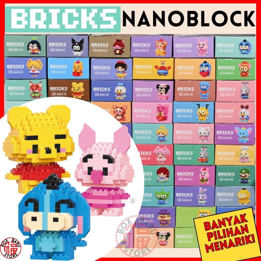 Jual [BOX Baru Store] Bricks Nano Block Karakter Kartun Mainan Balok ...
