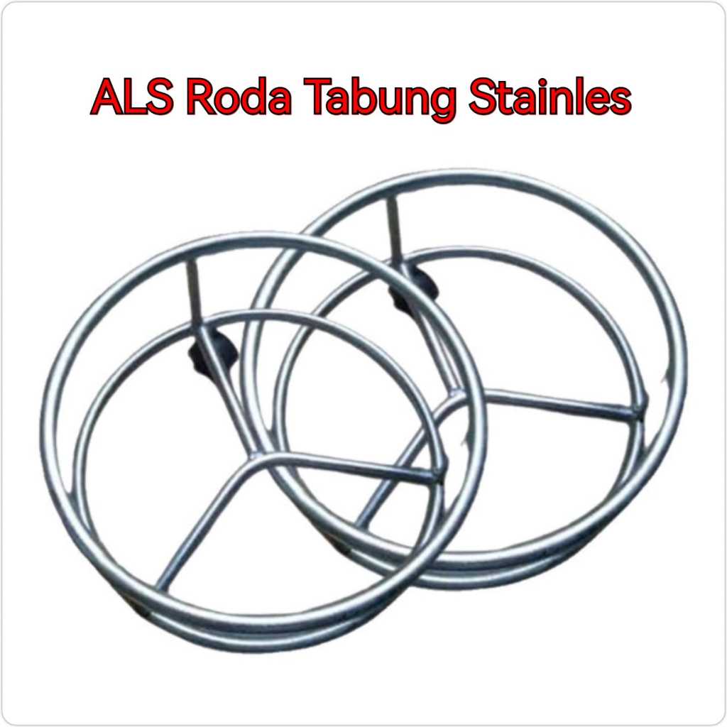Jual Roda Alas Tabung Gas Pot Tanaman Hitam Pelor / Besi Stainless 3kg ...