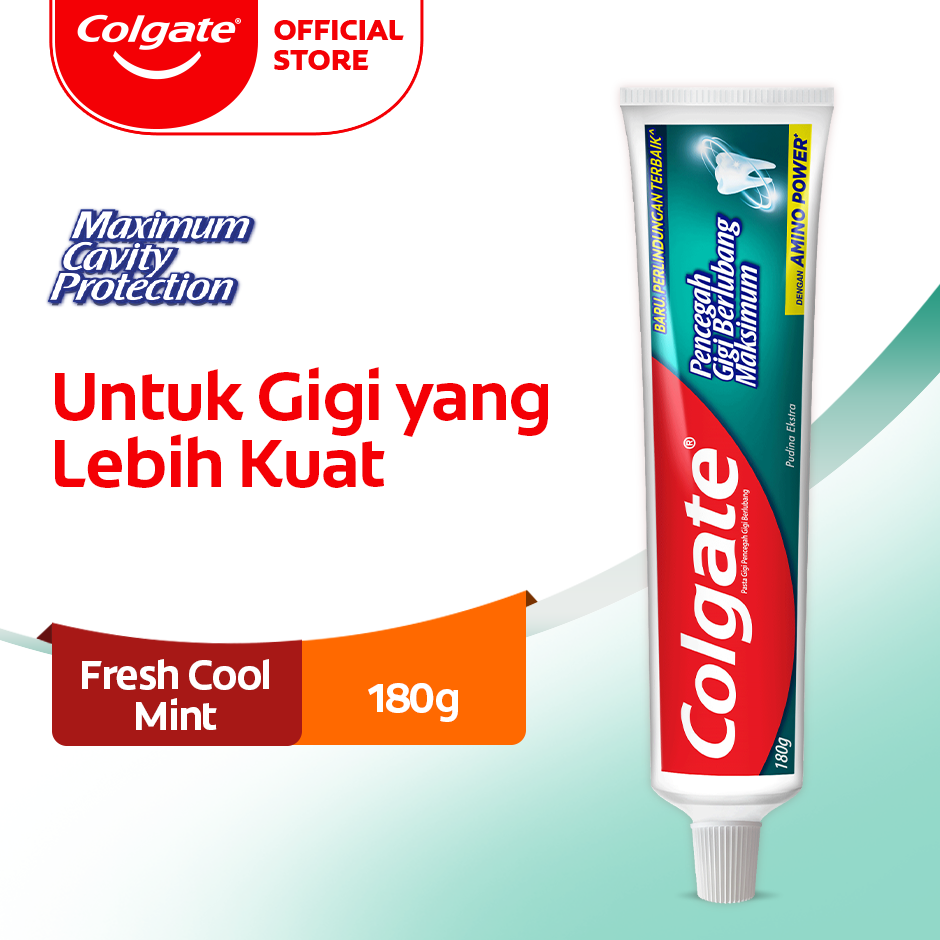 Jual Seller Colgate Maximum Cavity Protection Fresh Cool Mint ...