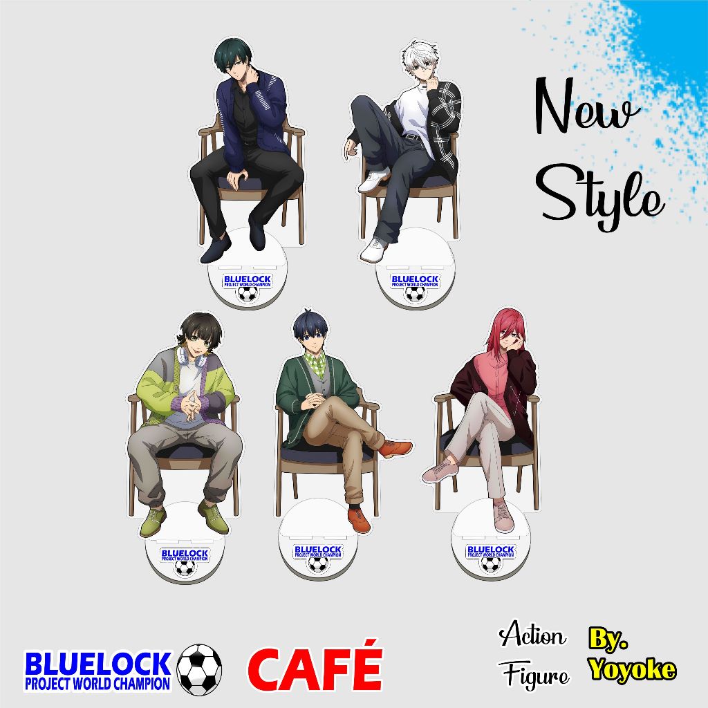 Jual Standee Akrilik Blue Lock | Standee Anime Blue Lock Custom ...