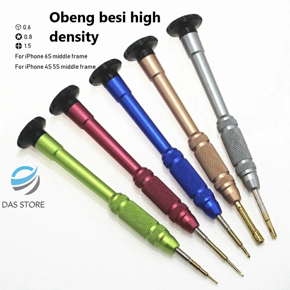 Jual Obeng besi plus minus model Y magnetik single untuk perbaikan hp ...