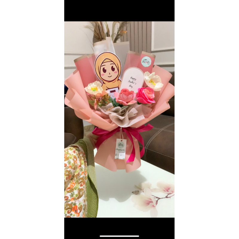 Jual Buket Bunga Special Hari Guru | Shopee Indonesia