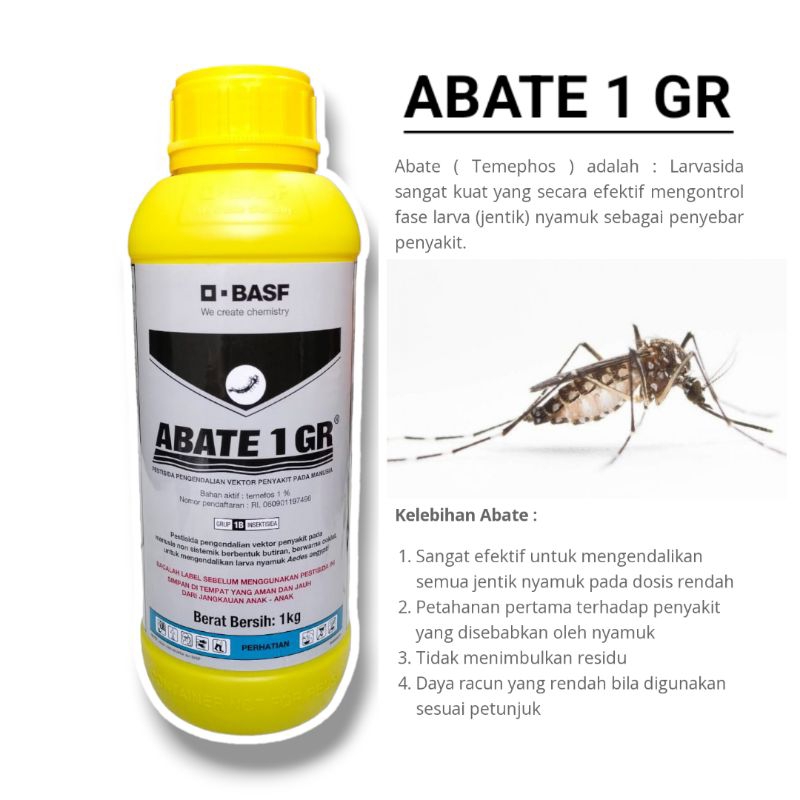 Jual Abate 1 GR obat jentik nyamuk paling ampuh | Shopee Indonesia