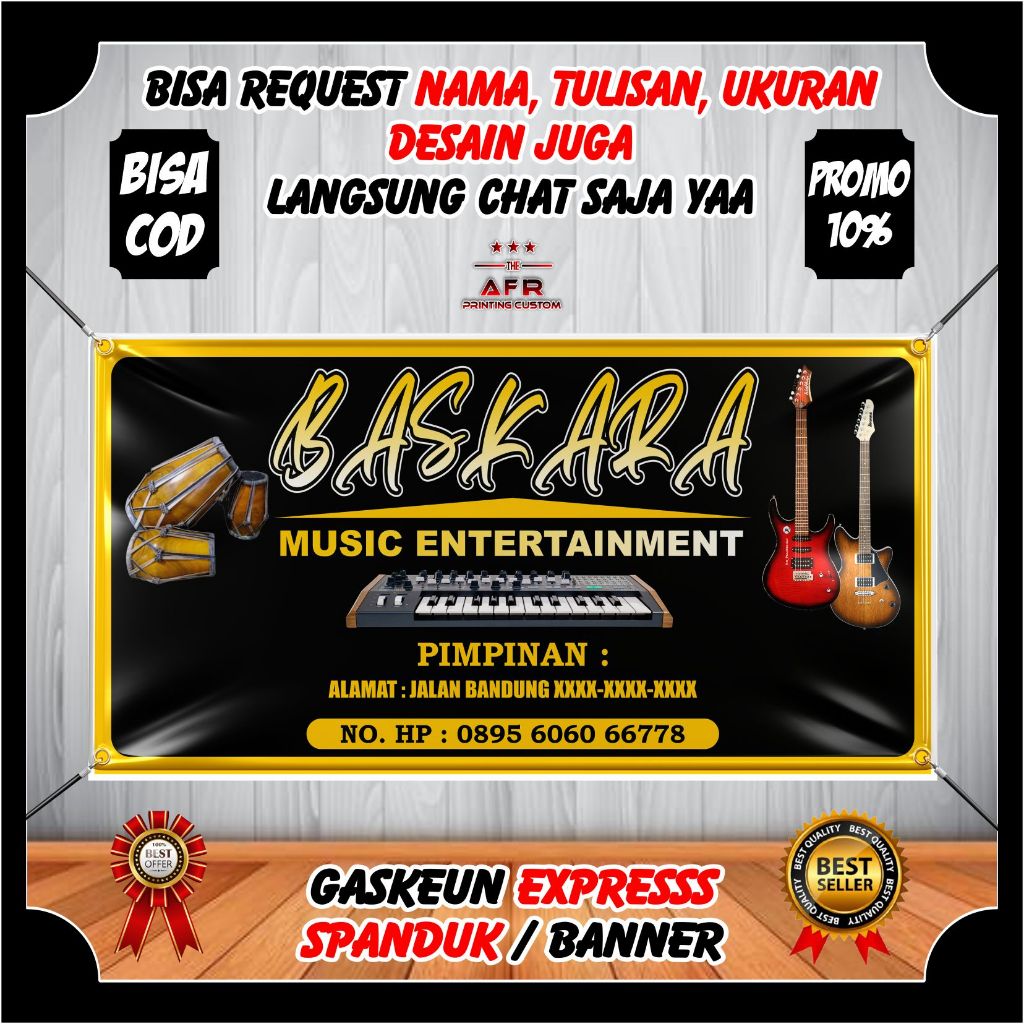 Jual Spanduk / Banner Baligho Baliho Organ dangdut Banner Backdroup ...