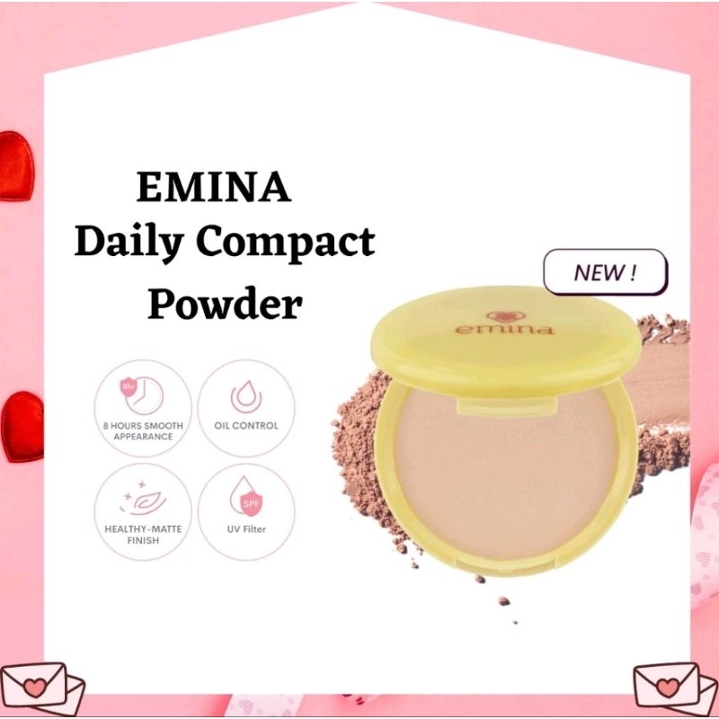 Jual Emina Daily Matte Compact Powder 11g - Bedak Padat Matte Finish ...