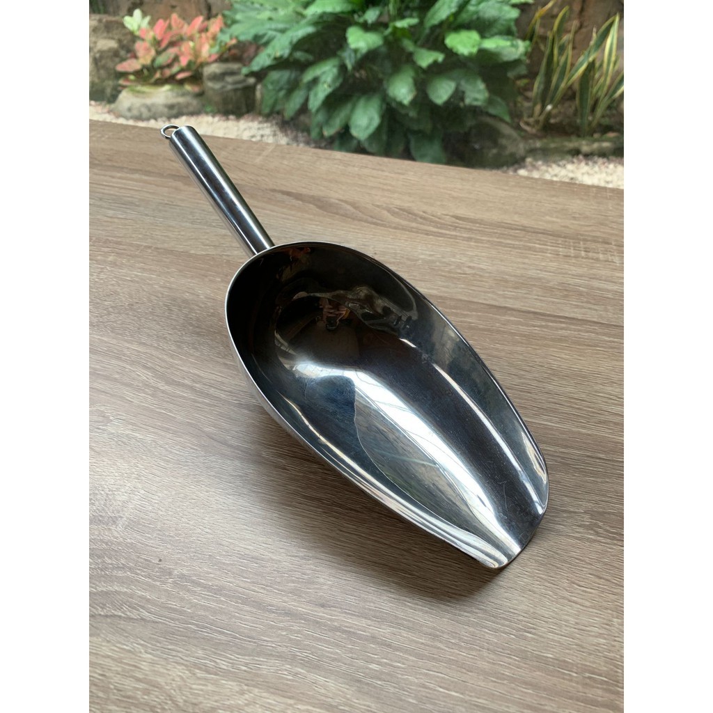 Jual Sendok Skop Es Batu Stainless 11" / 28CM ( Skop Beras / Skop Gula ...