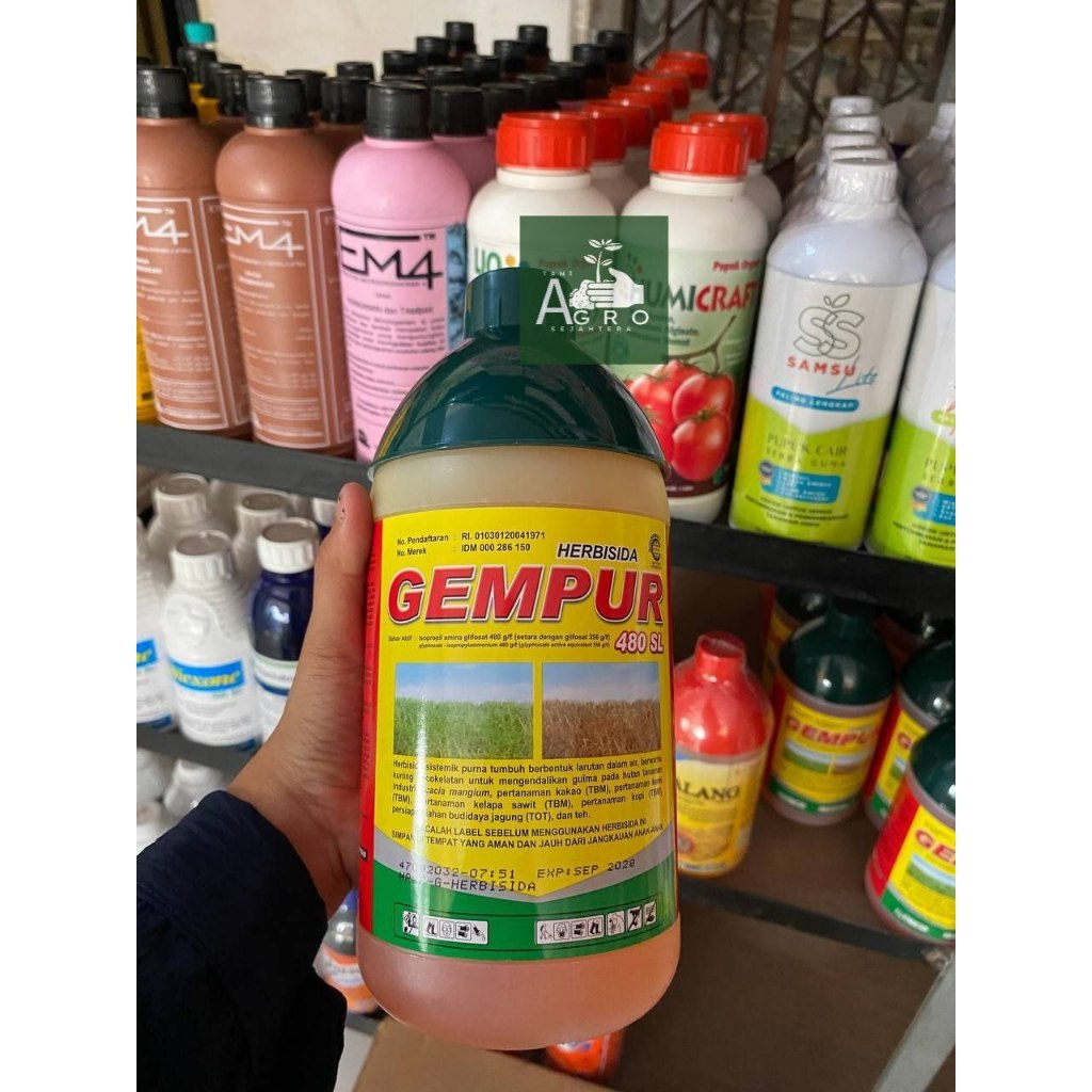 Jual [GEMPUR 480SL] PEMBASMI RUMPUT LIAR || KEMASAN @1 LITER | Shopee ...
